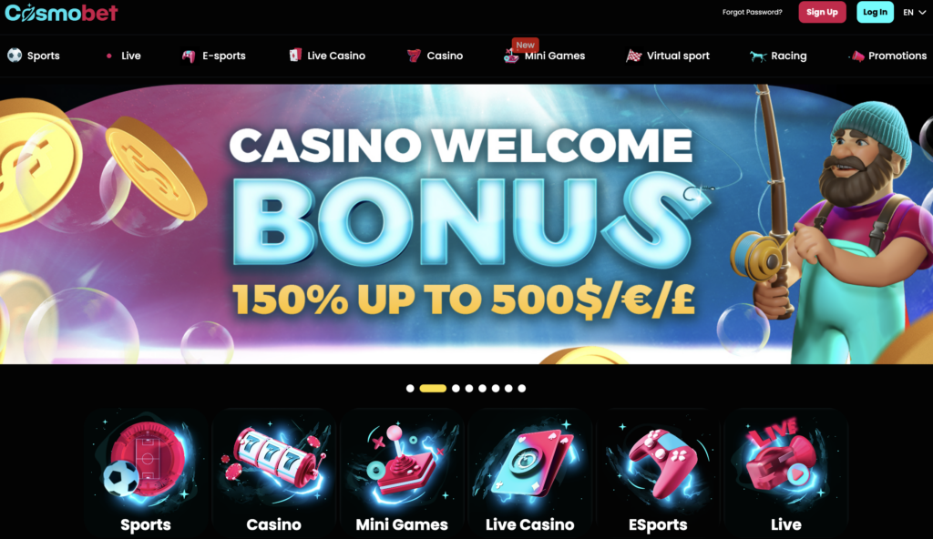 Cosmobet Casino Review for 2025 | Bonuses, Games, and More